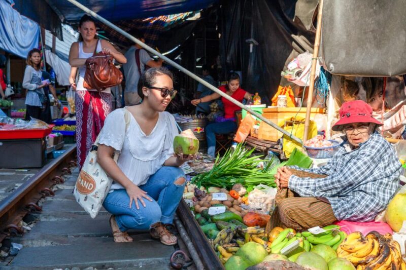 From Bangkok: Maeklong Railway and Floating Market Food Tour - FAQ
