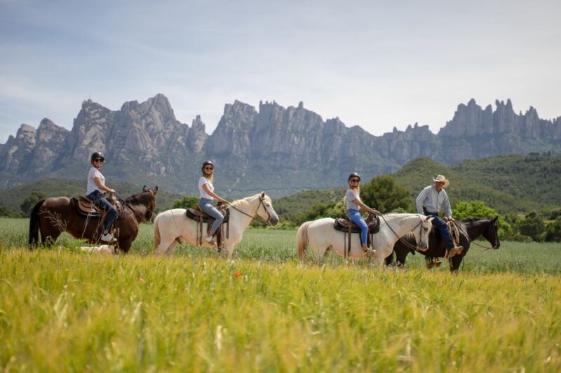 From Barcelona: Half-Day Montserrat & Horse Riding Tour - Free Time and Additional Highlights