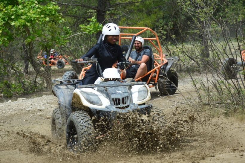 From Belek: Fully Combo Zipline, Quad Safari, Rafting, Lunch - Key Points