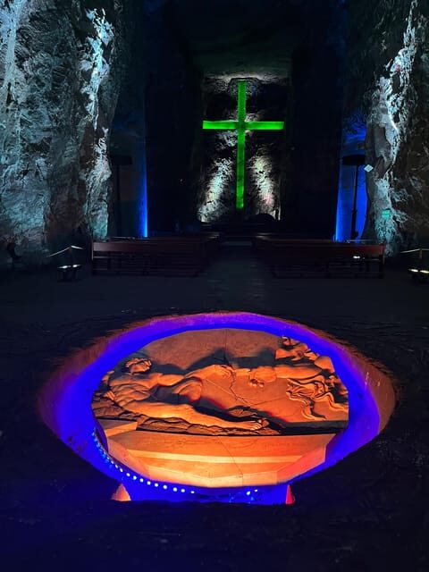 FROM BOGOTA: Salt Cathedral and Andrés Carne de Res Tour (Chía) - Exploring the Salt Cathedral in Zipaquirá: A Subway Wonder