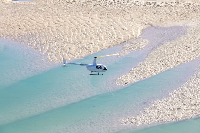 From Broome: Eco Beach Explorer Helicopter Flight with Lunch - The Sum Up