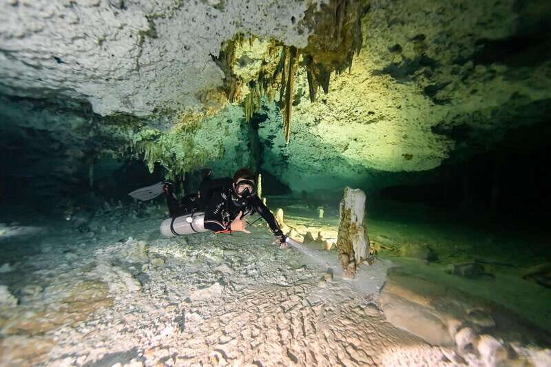 From Cancun: 2 Dives in Cenote Dos Ojos for Certified Divers - A Detailed Look at the Itinerary