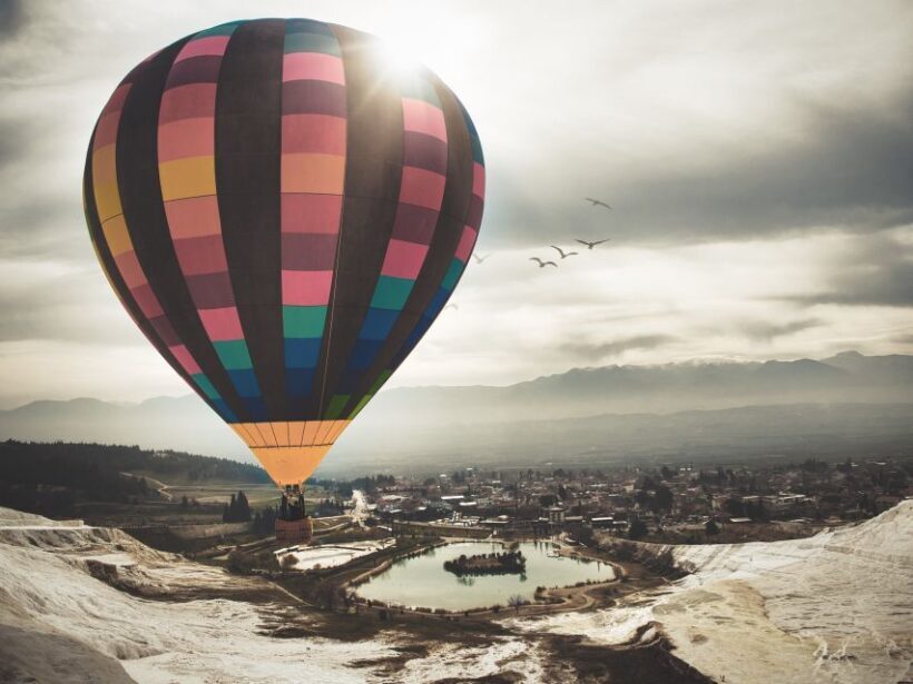 From Cesme: Pamukkale Tour with Hot Air Balloon Ride - Key Points