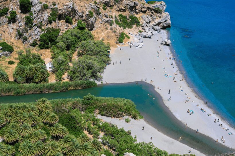 From Chania & Rethymno: Kourtaliotiko, Preveli & Damnoni - Key Points