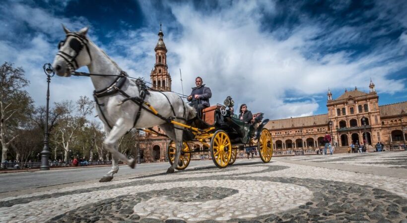 From Costa del Sol: Seville and Royal Alcázar Palace - Exploring the Barrio de Santa Cruz