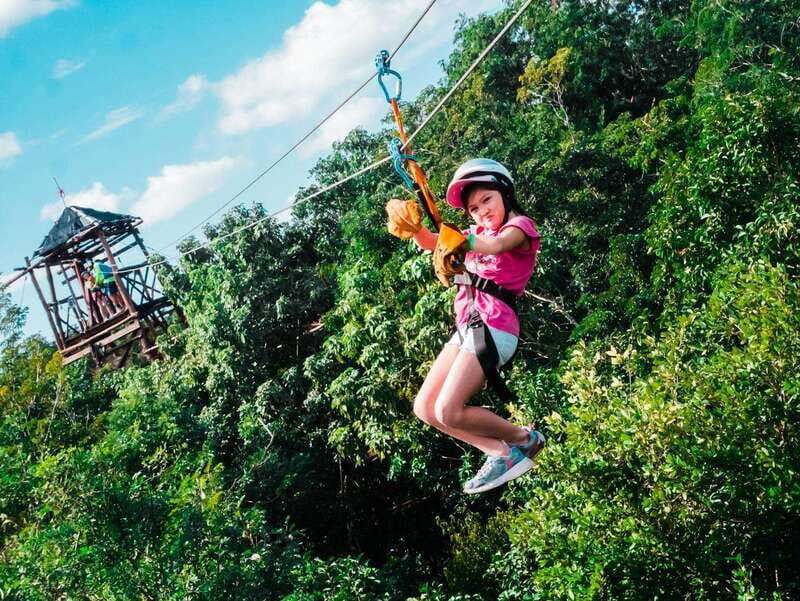From Cozumel: The Original Zipline Adventure Tour - The Experience in Action