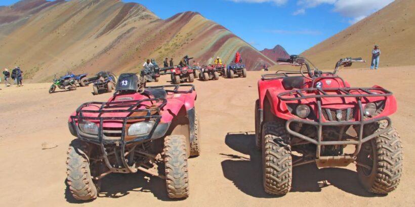 From Cusco: Rainbow Mountain in ATV Quad Bikes + meals - Key Points