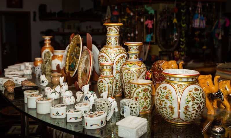 From Delhi/Agra/Jaipur: Half day private shopping tour. - Key Points