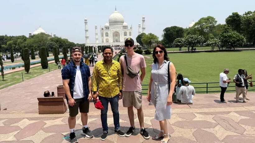 From Delhi: Private Agra & Taj Mahal Tour - Arrival and First Stop: The Taj Mahal