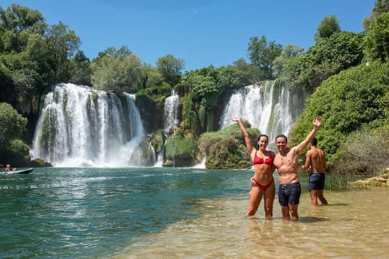 From Dubrovnik: Mostar and Kravice Waterfalls Private Tour - First Stop: Kravice Waterfalls – A Natural Marvel