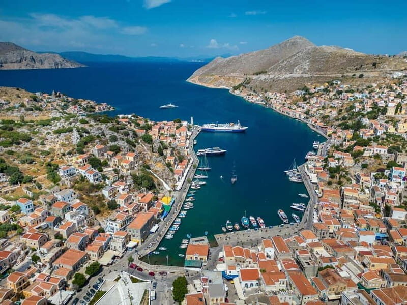 From Faliraki: High Speed Boat to Symi and St. Georges Bay - Key Points