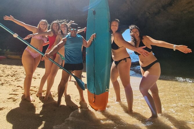 From Faro Adventure at Benagil Cave by 9 inch Paddle Board - FAQs