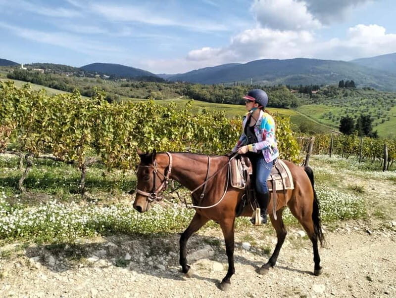 From Florence: Horse Ride and Wine Tour at Estate with Lunch - Key Points