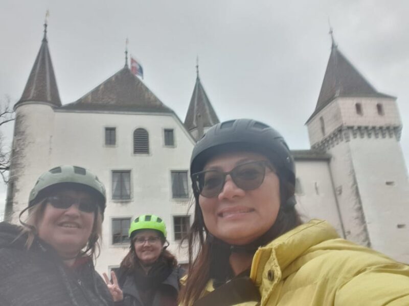 From Geneva Nyon Prangins Castle Garden Restaurant By E-Bike - Key Points