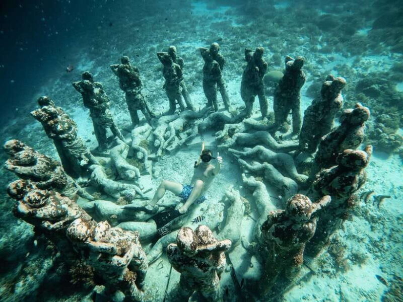 From Gili Air: Snorkeling with Turtles & Underwater Statue - What Makes Each Stop Special