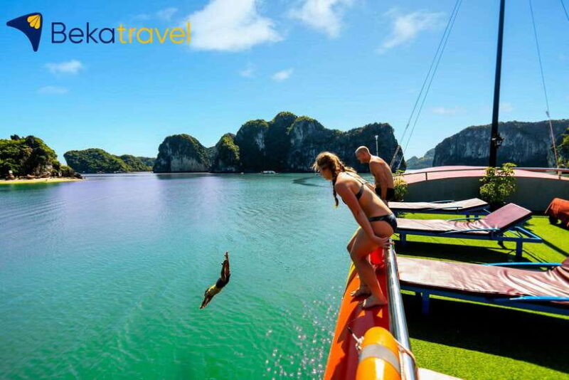 From Hanoi/Cat Ba: Lan Ha Bay Full-Day Boat Trip - Kayaking, Swimming, and Snorkeling in Quiet Bays