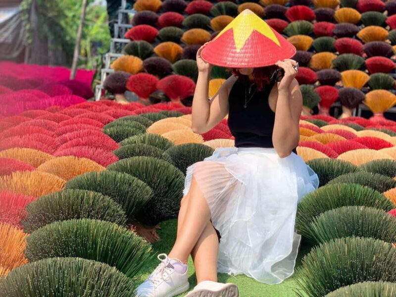 From Hanoi: Incense Village, Conical Hat and HaThai Art Tour - FAQs