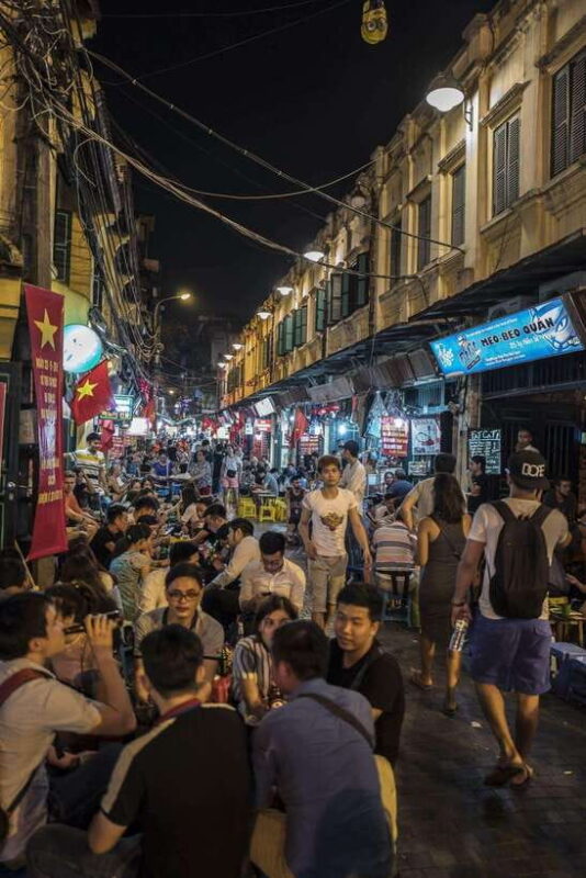 From Hanoi: Street Food Walking Tour With Train Street, Bar - Authentic Food and Local Culture