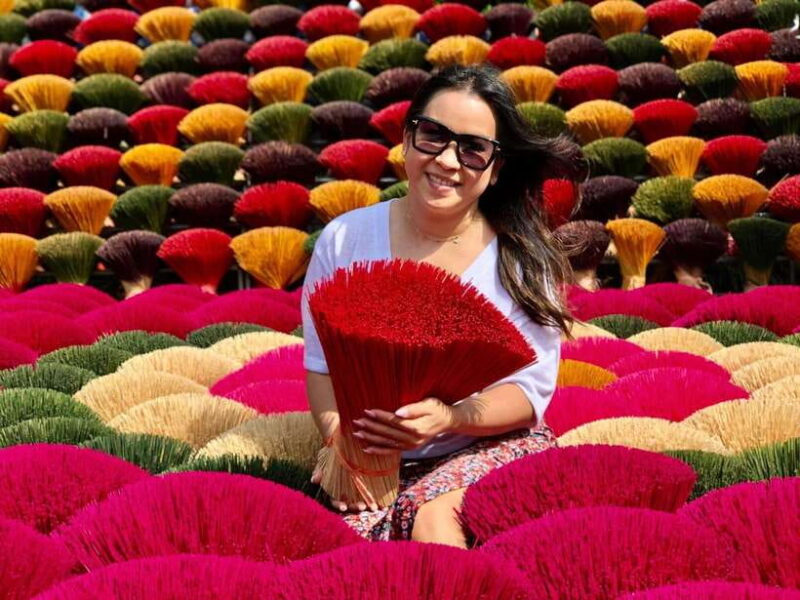From Hanoi:Quang Phu Cau Incense Village &Chuong Hat village - Visual and Sensory Experience