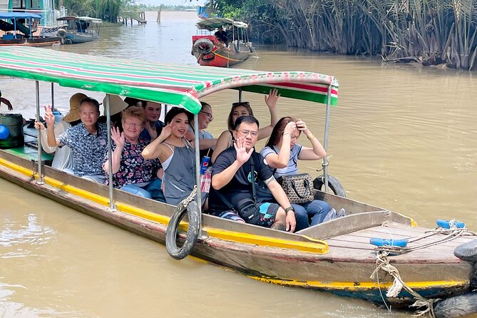 From HCM: Authentic Mekong Delta - Boat, TukTuk, Khot Cake Making - Authentic Experiences and Local Music