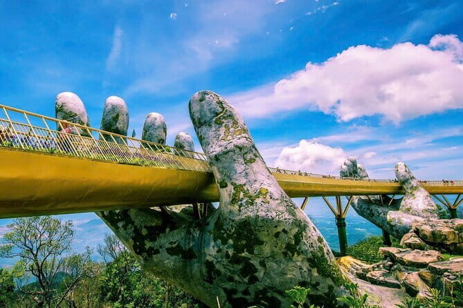 From HoiAn/DAD: Ba Na Hills - Golden Bridge Small Group Tour - The French Village: A Step Back in Time