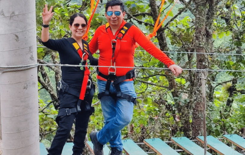 From Huatulco: San Jose del Pacifico Tour - The "Swing of the abyss"—an adrenaline-packed highlight
