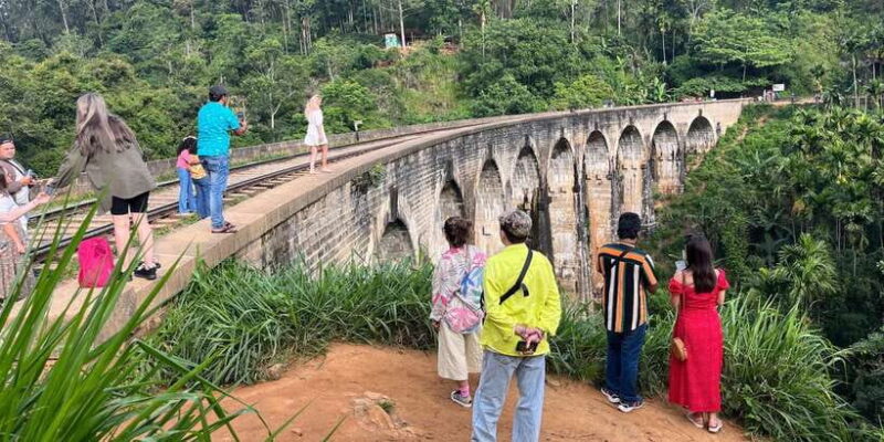From kandy Train, and Pool Club Day Tour with Pickup - Ella and the Demodara Nine Arch Bridge