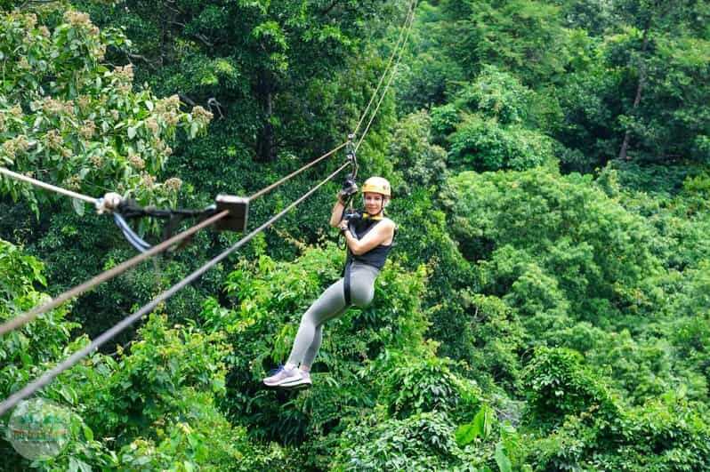 From Koh Samui: Tree Bridge Zipline and Café Experience - Detailed Walkthrough of the Tour