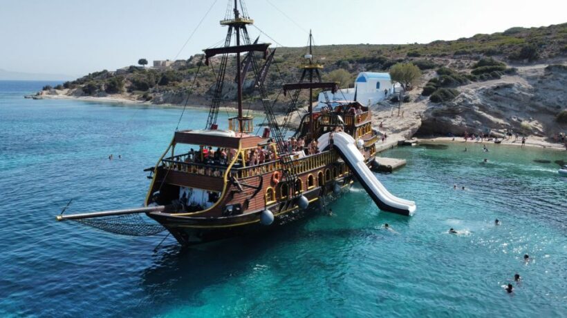 From Kos: 3-Island Pirate Cruise with Lunch and Waterslide - Authenticity and Experience