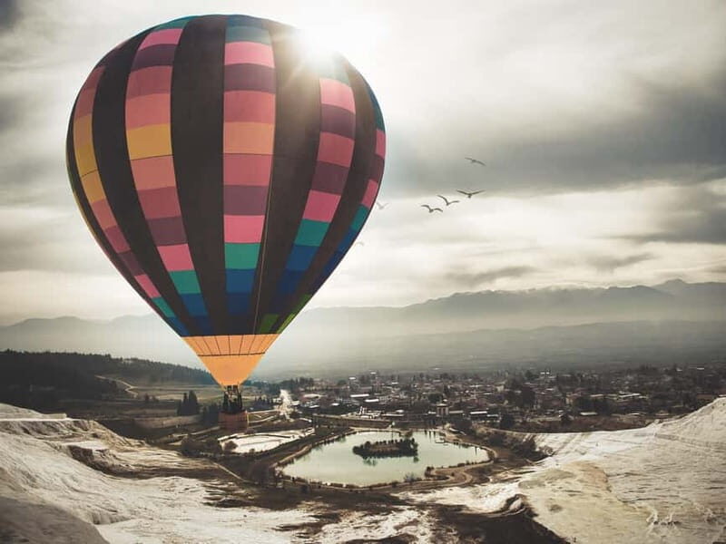 From Kusadas: Pamukkale Day Trip w/Balloon Flight & Lunch - An Introduction to the Pamukkale Day Trip from Kusadasi