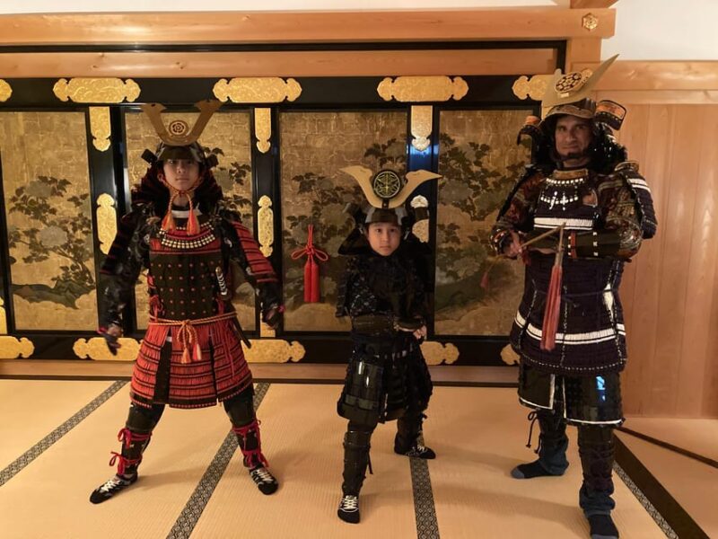 From Kyoto/Osaka/Kobe: Samurai Armor Dressing in a Castle - Guided Walking Tour of Historical Sites