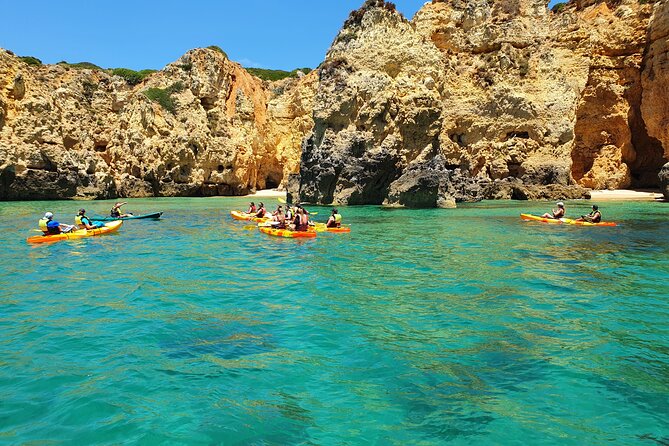 From Lagos: Kayak Tour of Ponta da Piedade Caves on Catamaran - The Sum Up