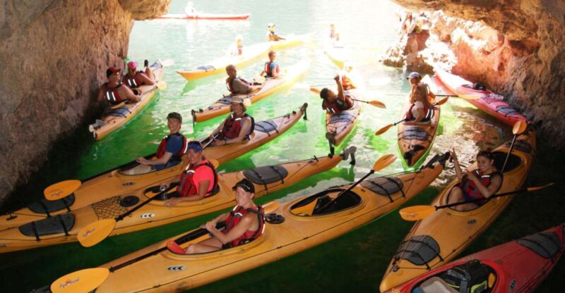 From Las Vegas: Emerald Cave Kayak Tour with Shuttle Pickup - The Itinerary in Detail