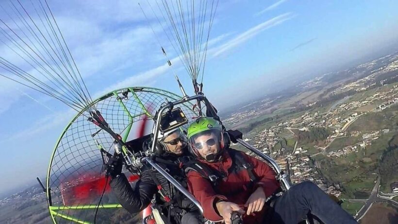 From Lisbon: Motorised Paragliding Tandem Flight - The Experience in Detail
