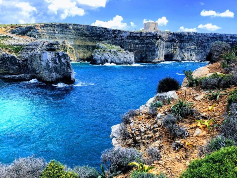From Mellieha: Three Bay Cruise including the Blue Lagoon - In The Sum Up
