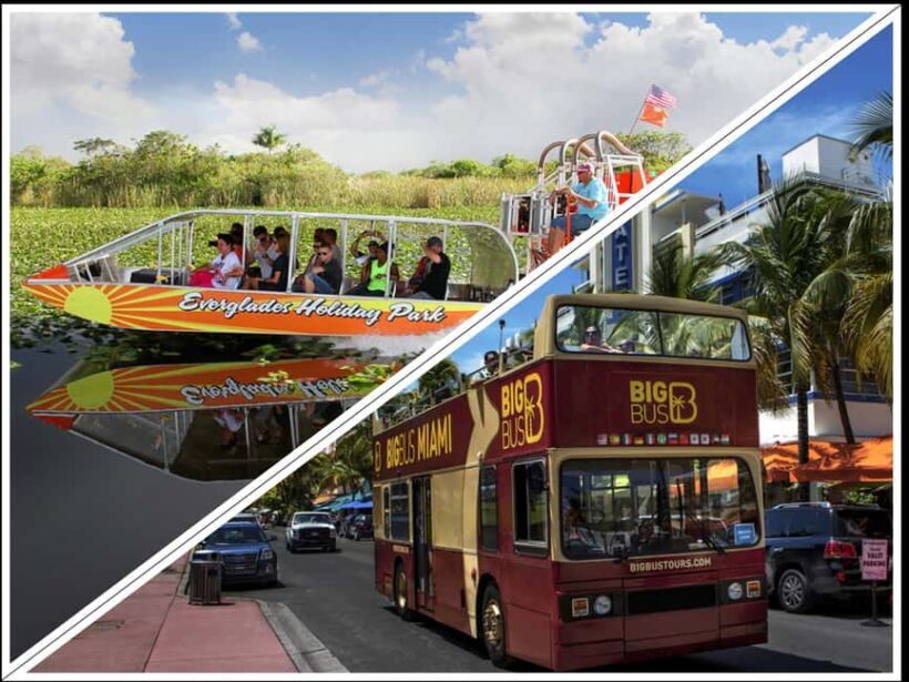 From Miami: Everglades, Wildlife Show, & Hop-on Hop-off Tour - Key Points