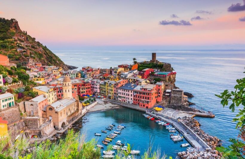 From Milan: Cinque Terre Day Trip with Boat Tour - Key Points