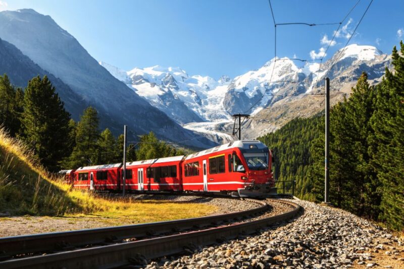 From Milan: Round-Trip Bernina Train Ticket to Saint Moritz - Scenic Wonders of the Bernina Train