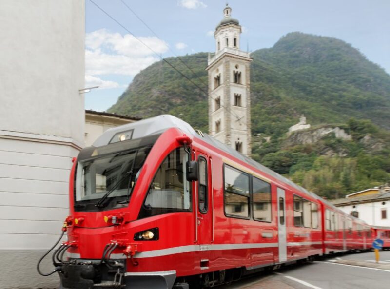 From Milan: St Moritz & Alps Day Trip With Bernina Red Train - Getting to the Departure Point