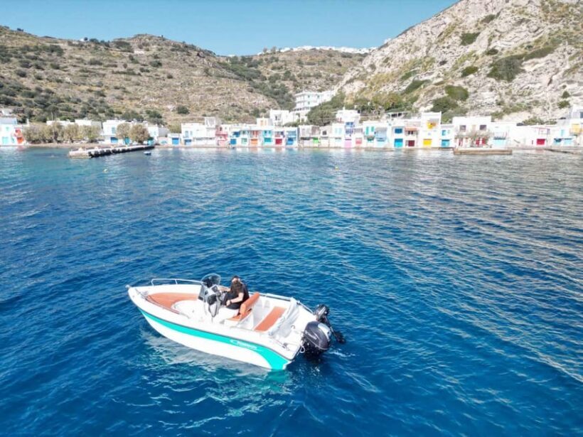 From Milos: Rent a Boat to Kleftiko (no license required) - Key Points