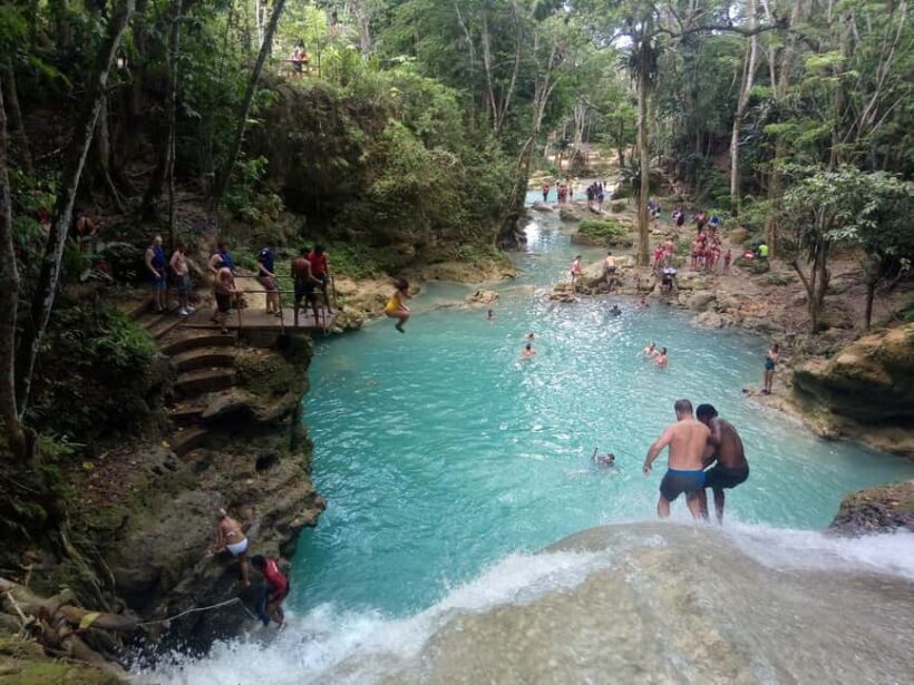 From Montego Bay: Blue Hole Waterfall Experience - Deep Dive into the Blue Hole Experience