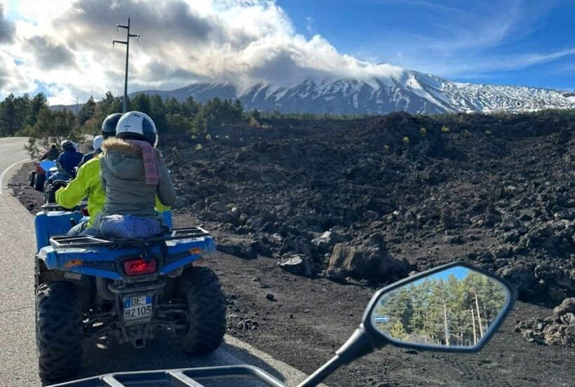 From Motta Camastra: Mount Etna & Alcantara Gorges Quad Tour - Key Points