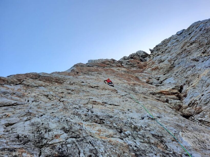 From Nebida: climbing the cliff of Masua - How the Tour Works