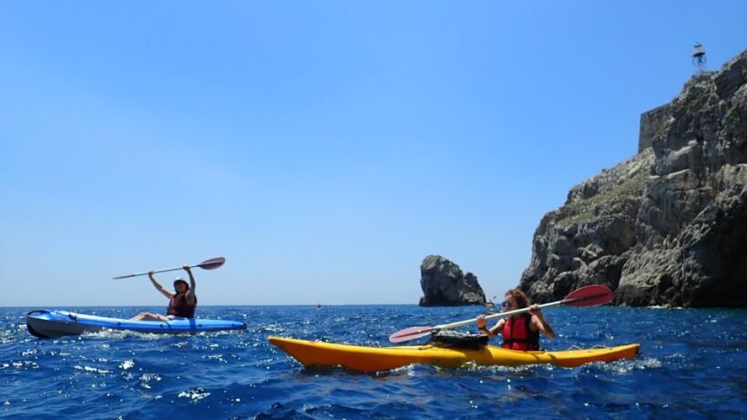 From Nerano: Kayaking Tour to the Bay of Leranto - An Authentic Way to See the Amalfi Coast