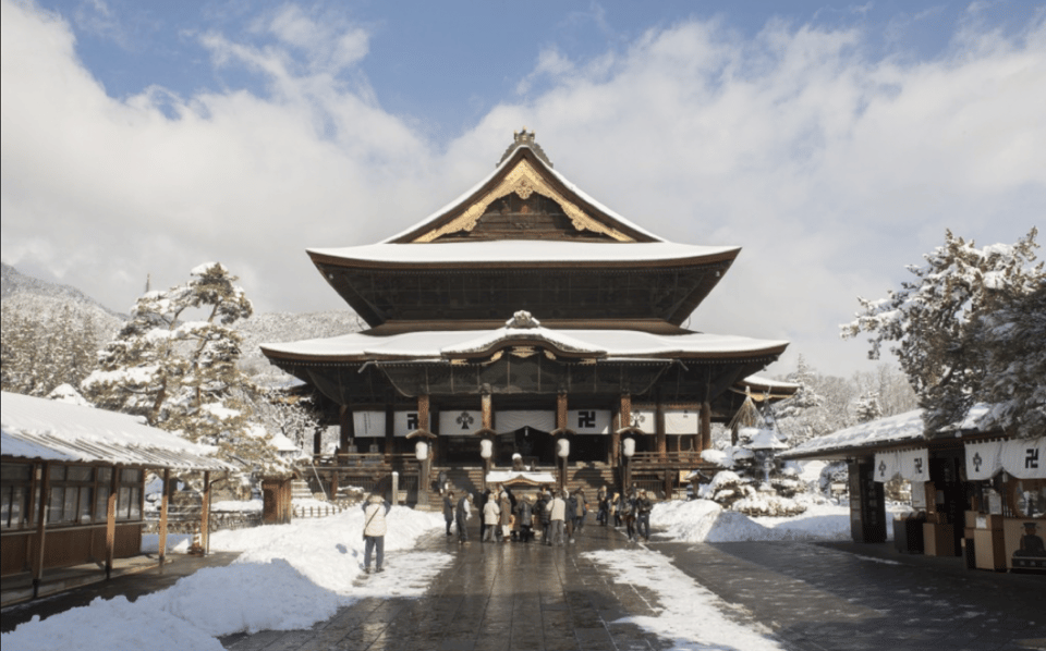 From Nozawa Onsen: Snow Monkeys and Zenko-ji Day Trip & Sake - Snow Monkey Park Etiquette