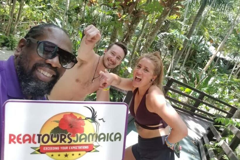 From Ocho Rios: Island Gully Secret Falls and Dunn's River - Authenticity and Local Flavor