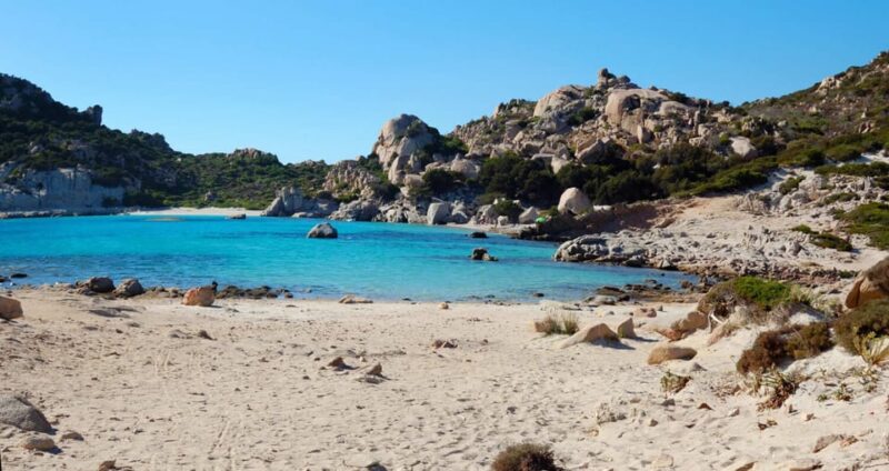 From Palau: La Maddalena Cruise With Lunch & Drinks - Cala Soraya and Cala Granara on Spargi Island