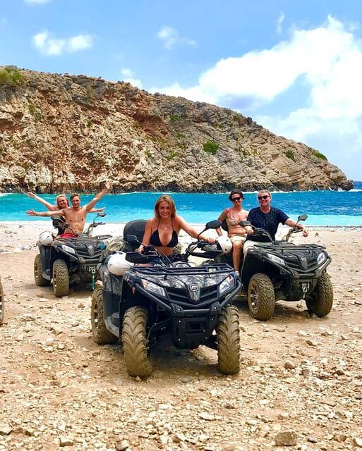 From Platanias: Quad safari with Hotel transfer - Key Points