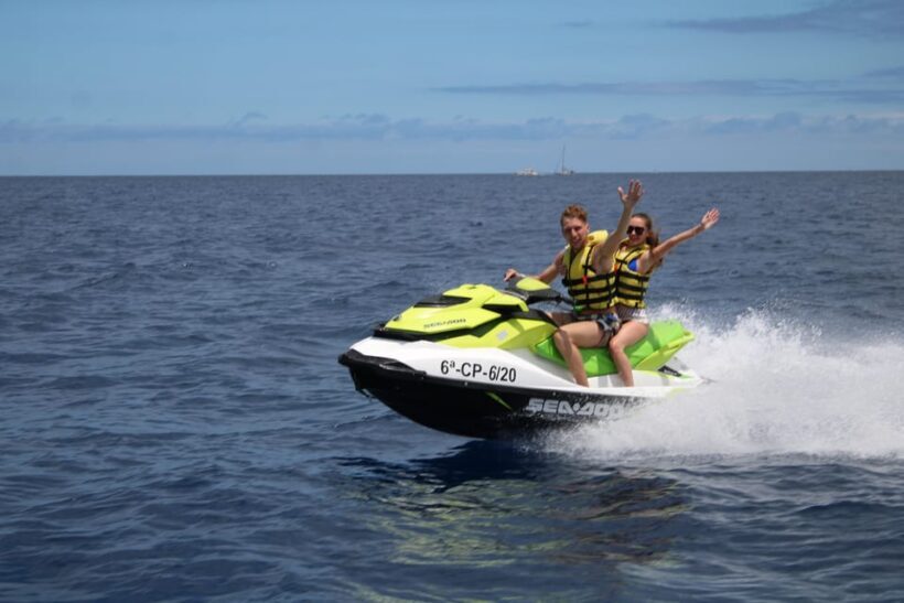From Puerto Colon : 1 hour adrenaline JetSki tour - The Experience: Speed, Scenery, and Smiles