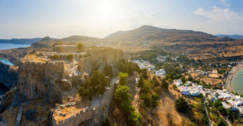 From Rhodes: Lindos Village and Acropolis Guided Tour - Key Points